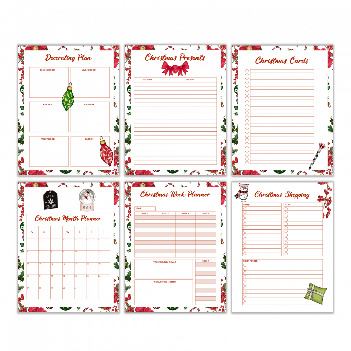 Christmas Planner The Ultimate Holiday Printable