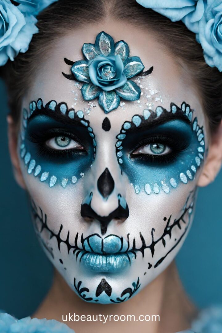 17 Pretty Sugar Skull Makeup Ideas for Halloween
