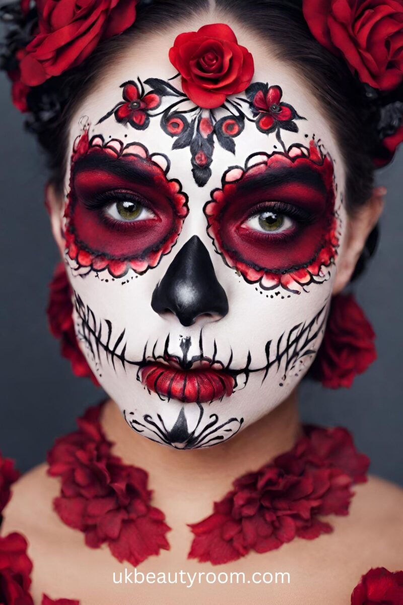 17 Pretty Sugar Skull Makeup Ideas for Halloween