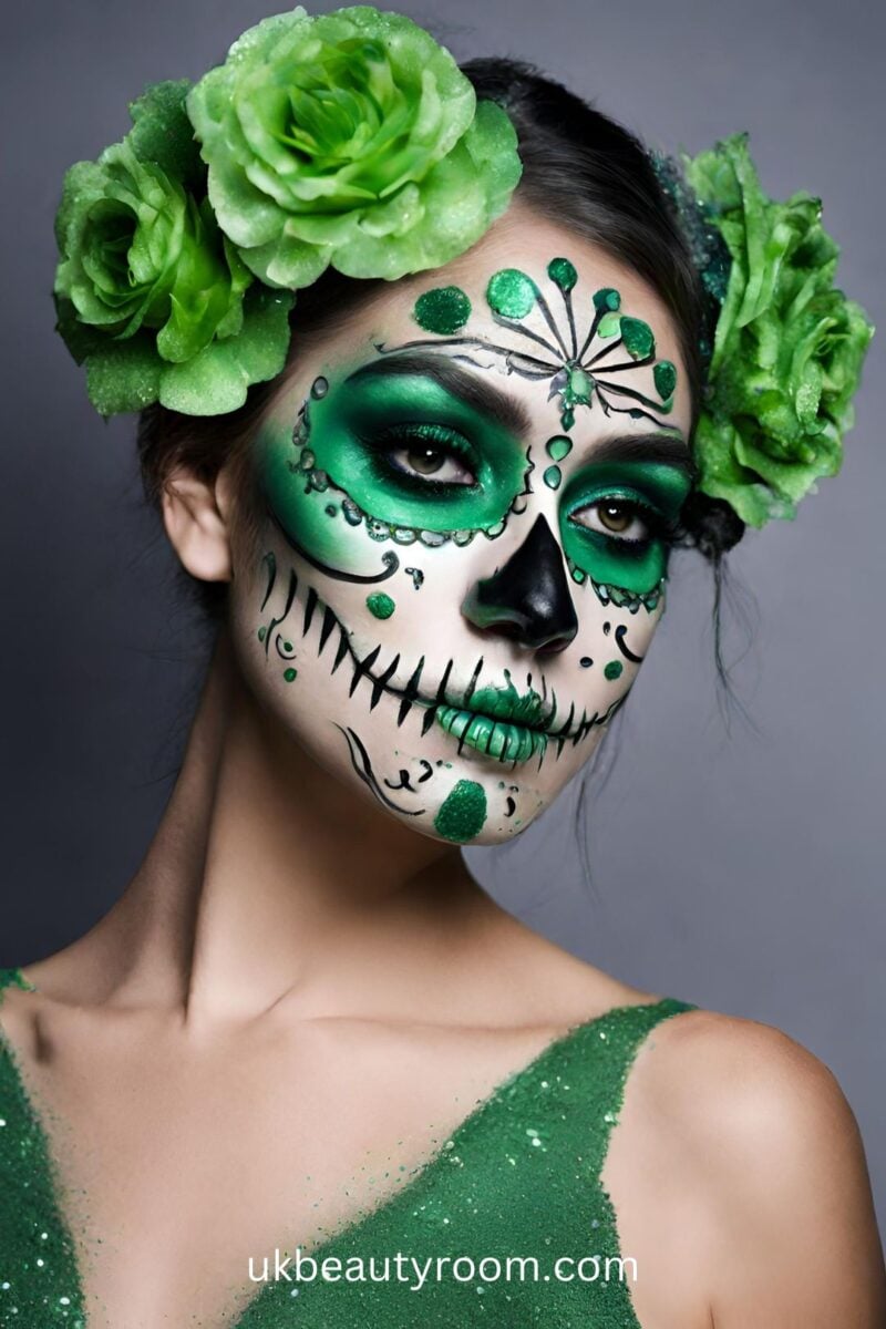 17 Pretty Sugar Skull Makeup Ideas for Halloween