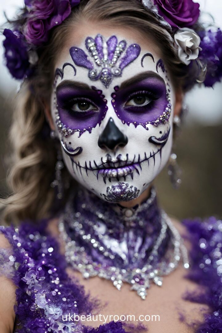 17 Pretty Sugar Skull Makeup Ideas for Halloween