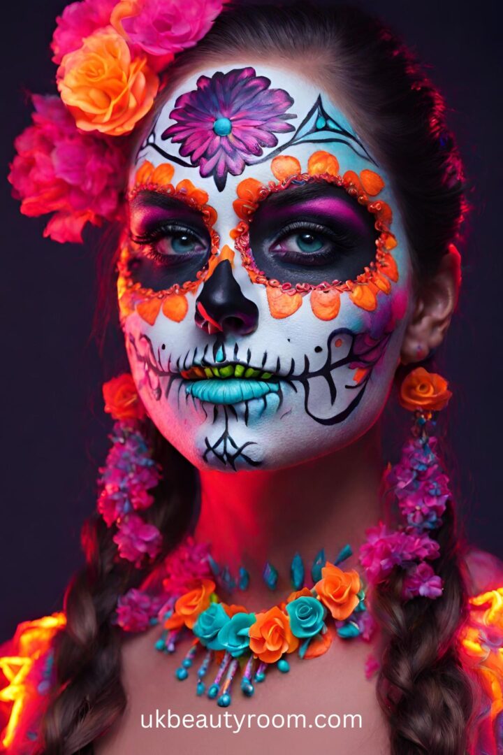 17 Pretty Sugar Skull Makeup Ideas for Halloween