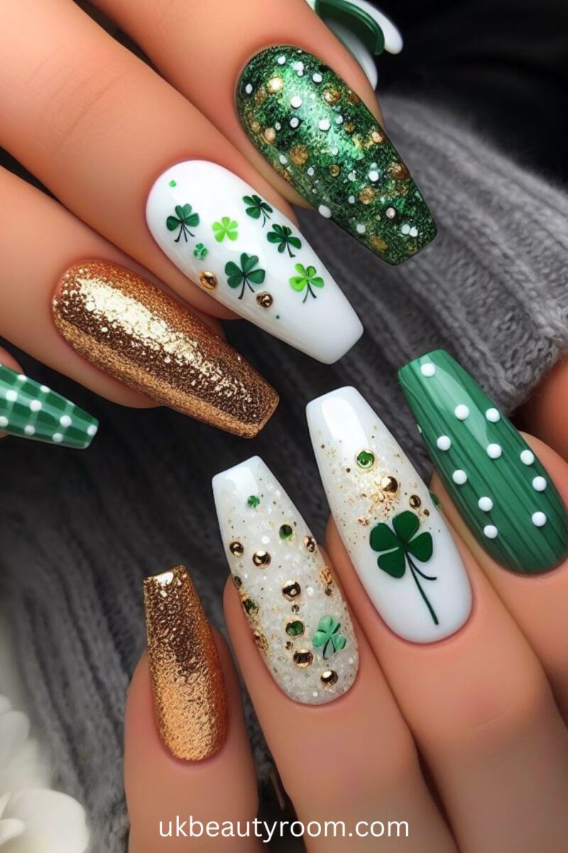 17 Cute Ideas for St. Patrick’s Day Nails in 2025