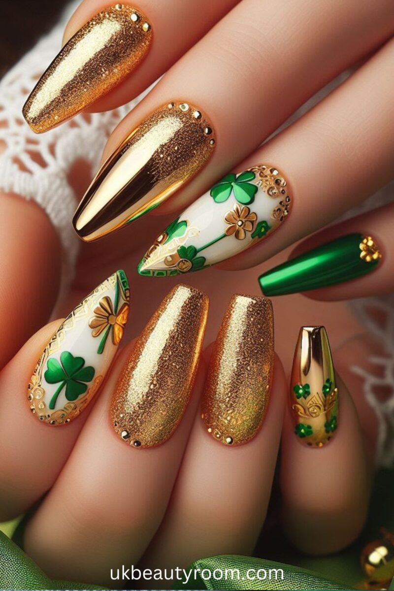 17 Cute Ideas for St. Patrick’s Day Nails in 2025