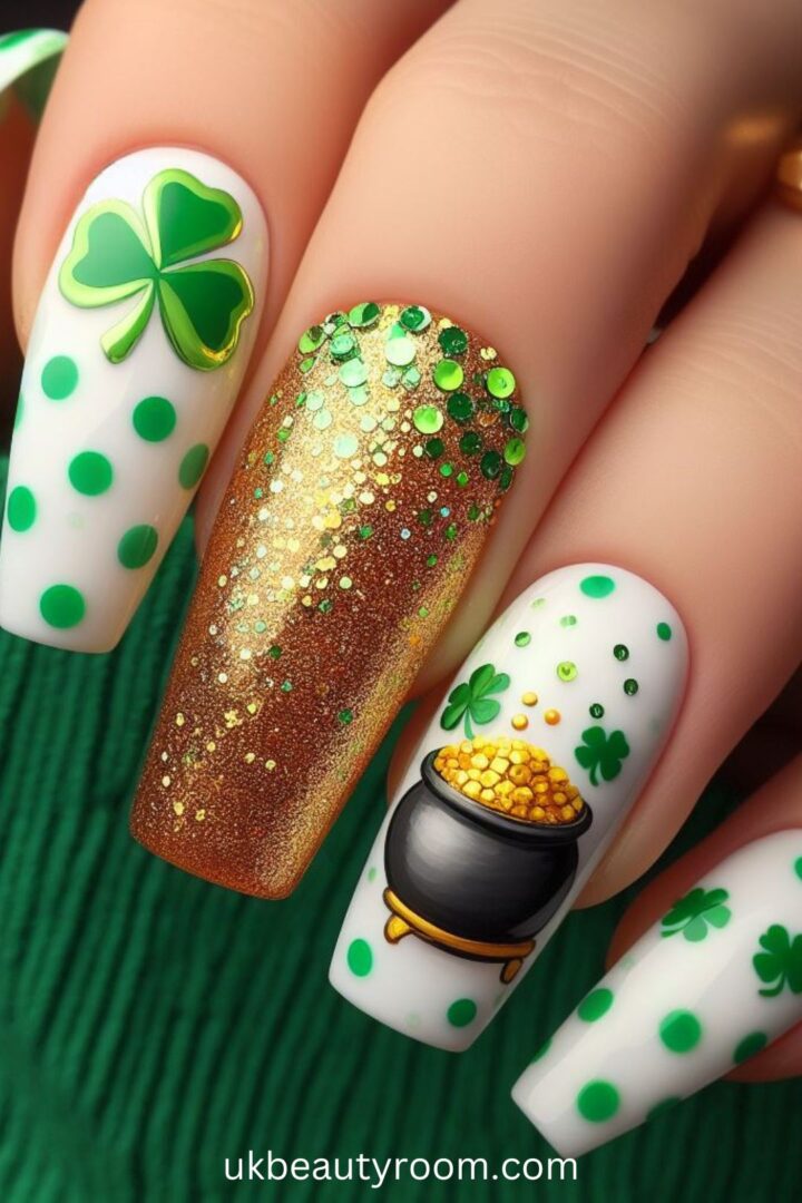 17 Cute Ideas for St. Patrick’s Day Nails in 2025