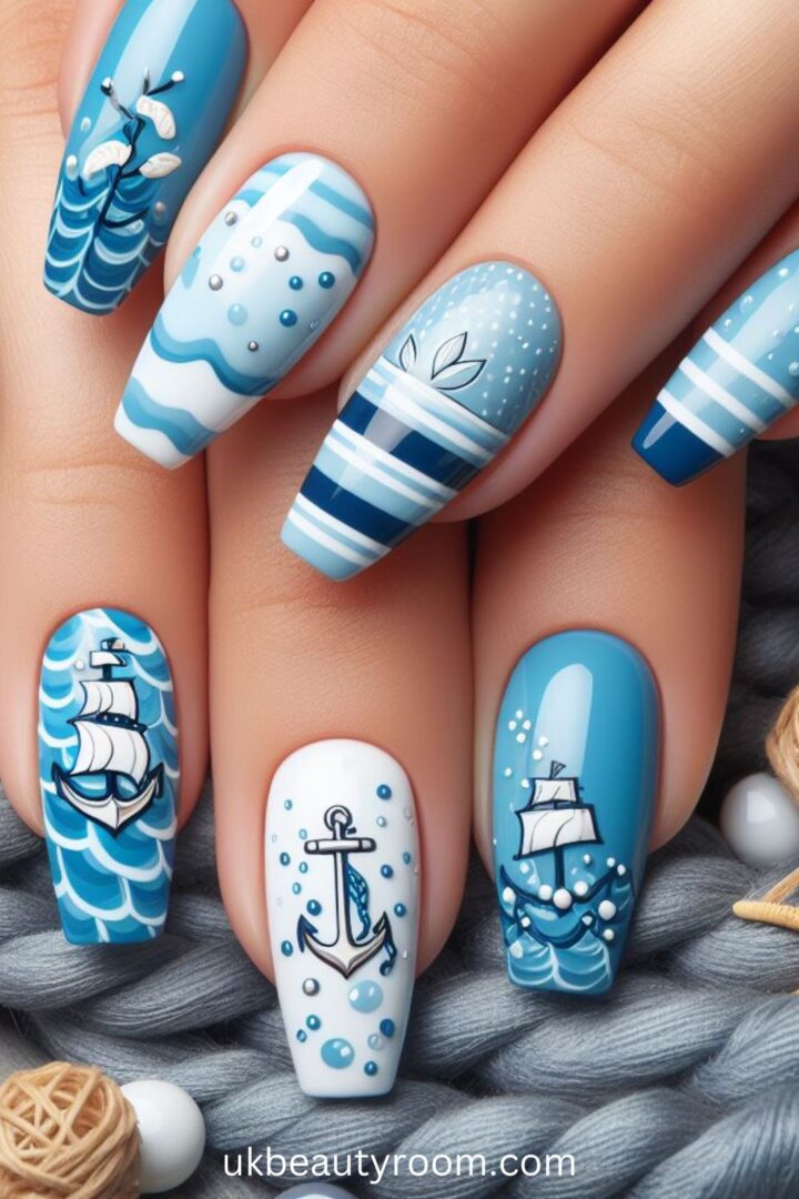 2025’s Most Stunning Blue Nail Designs Unveiled