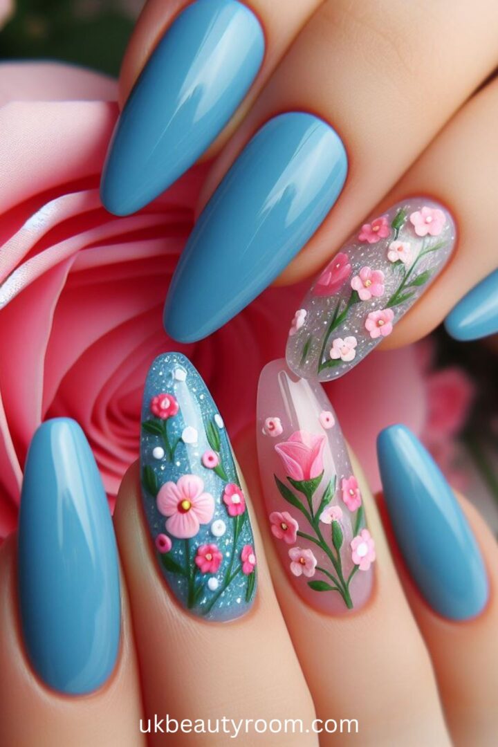 2025’s Most Stunning Blue Nail Designs Unveiled