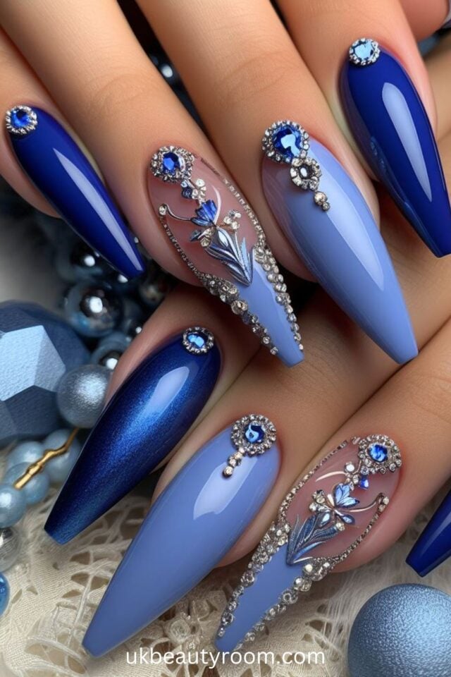 2025’s Most Stunning Blue Nail Designs Unveiled