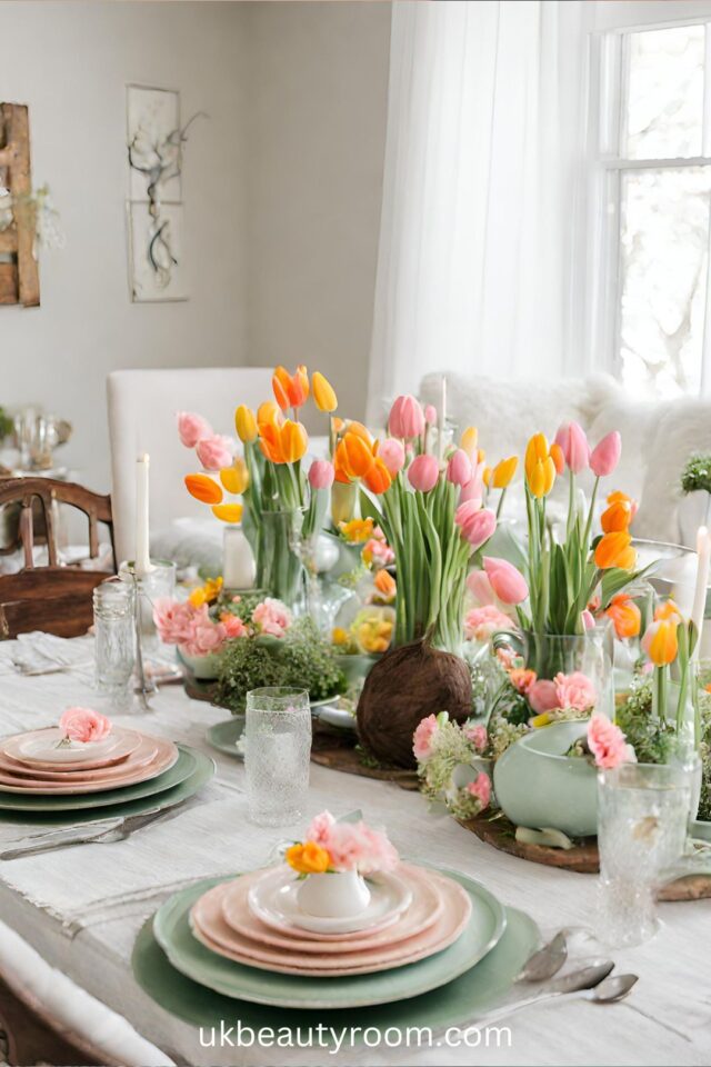 23 Beautiful Spring Tablescapes for Easter 2025