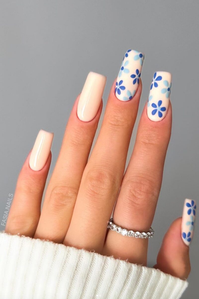 59 Flower Nail Designs You'll Absolutely Love!