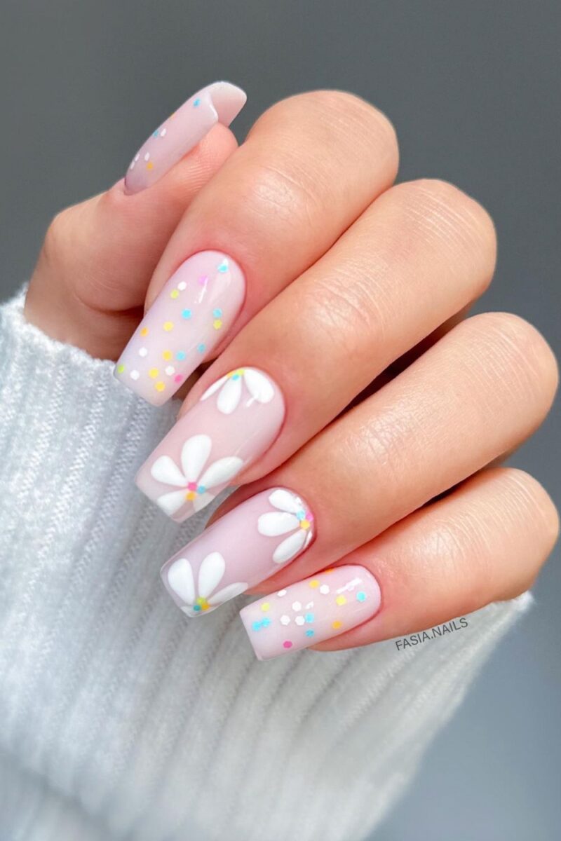 59 Flower Nail Designs You'll Absolutely Love!