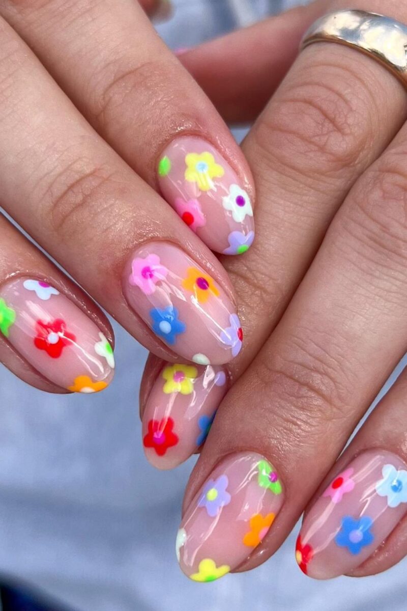 59 Flower Nail Designs You'll Absolutely Love!