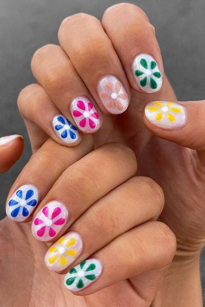 59 Flower Nail Designs You'll Absolutely Love!