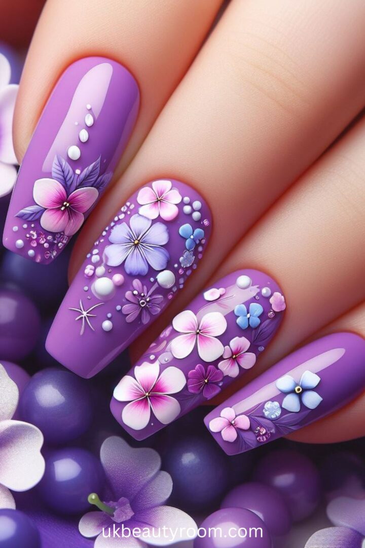43 Purple Nail Designs to Flaunt Your Unique Style in 2025!