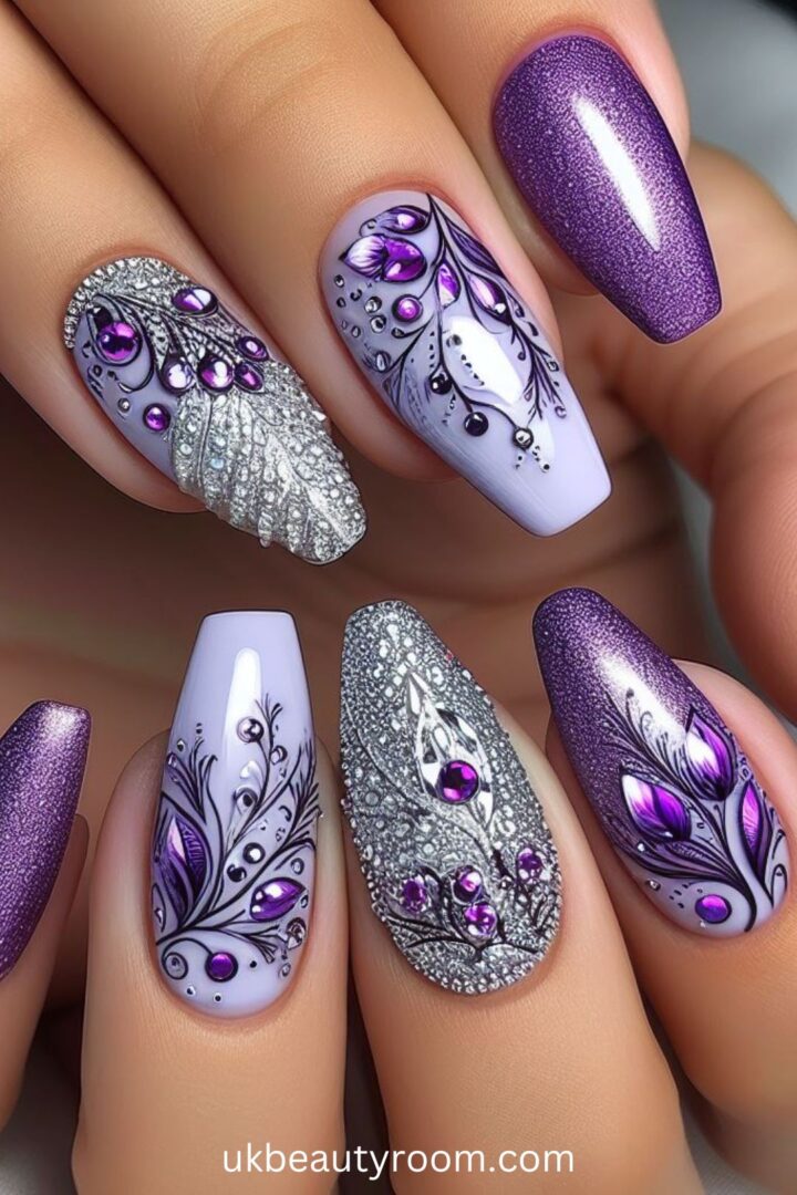 43 Purple Nail Designs to Flaunt Your Unique Style in 2025!
