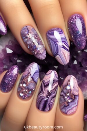 43 Purple Nail Designs to Flaunt Your Unique Style in 2025!