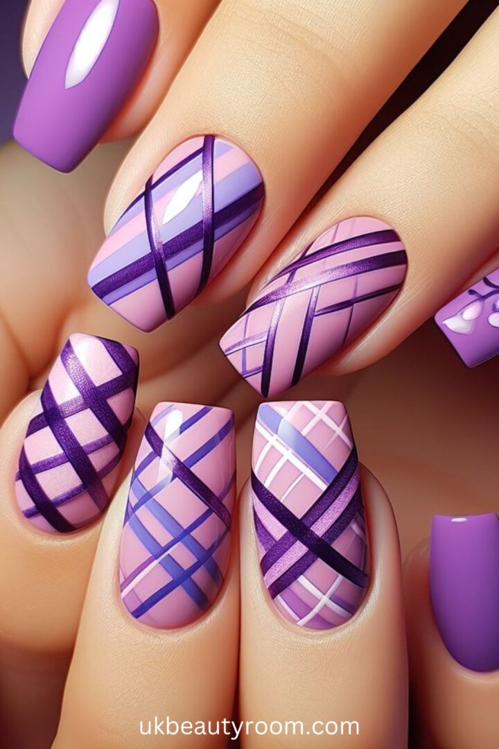 43 Purple Nail Designs to Flaunt Your Unique Style in 2024!