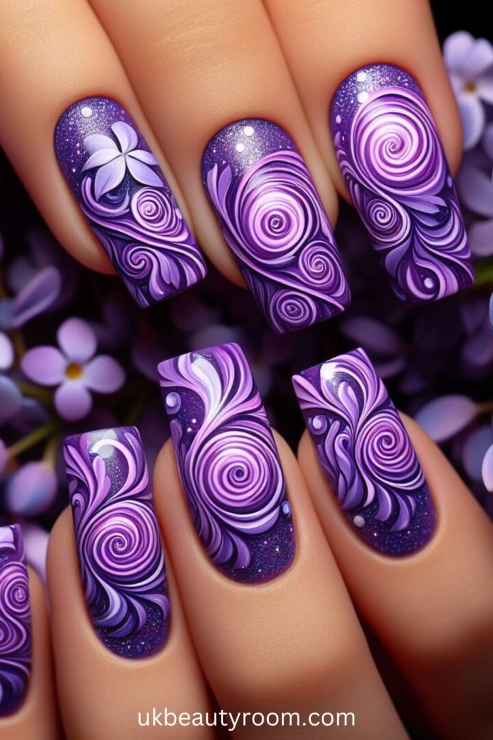 43 Purple Nail Designs to Flaunt Your Unique Style in 2024!