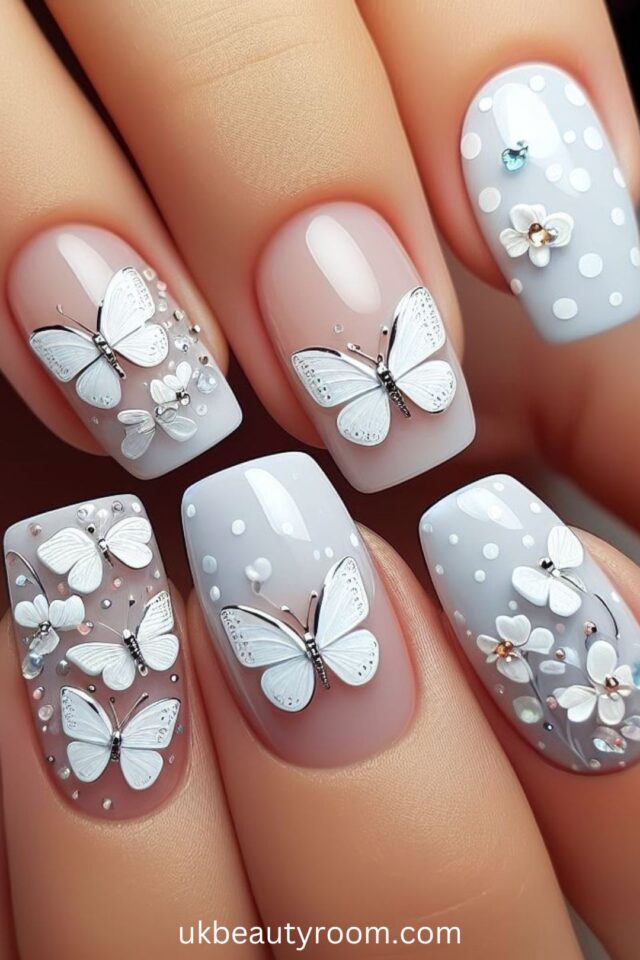 45 Glamorous White Nail Designs for Instant Elegance in 2025!
