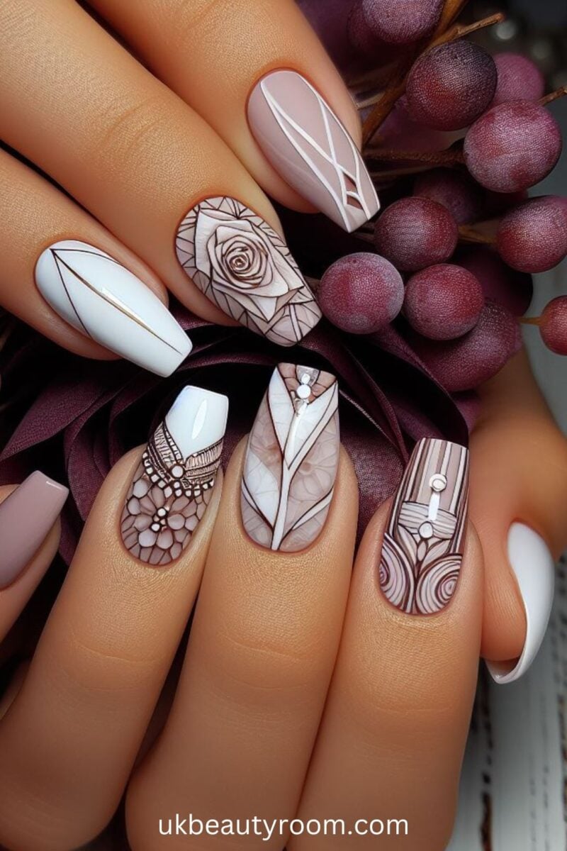 45 Glamorous White Nail Designs for Instant Elegance in 2025!