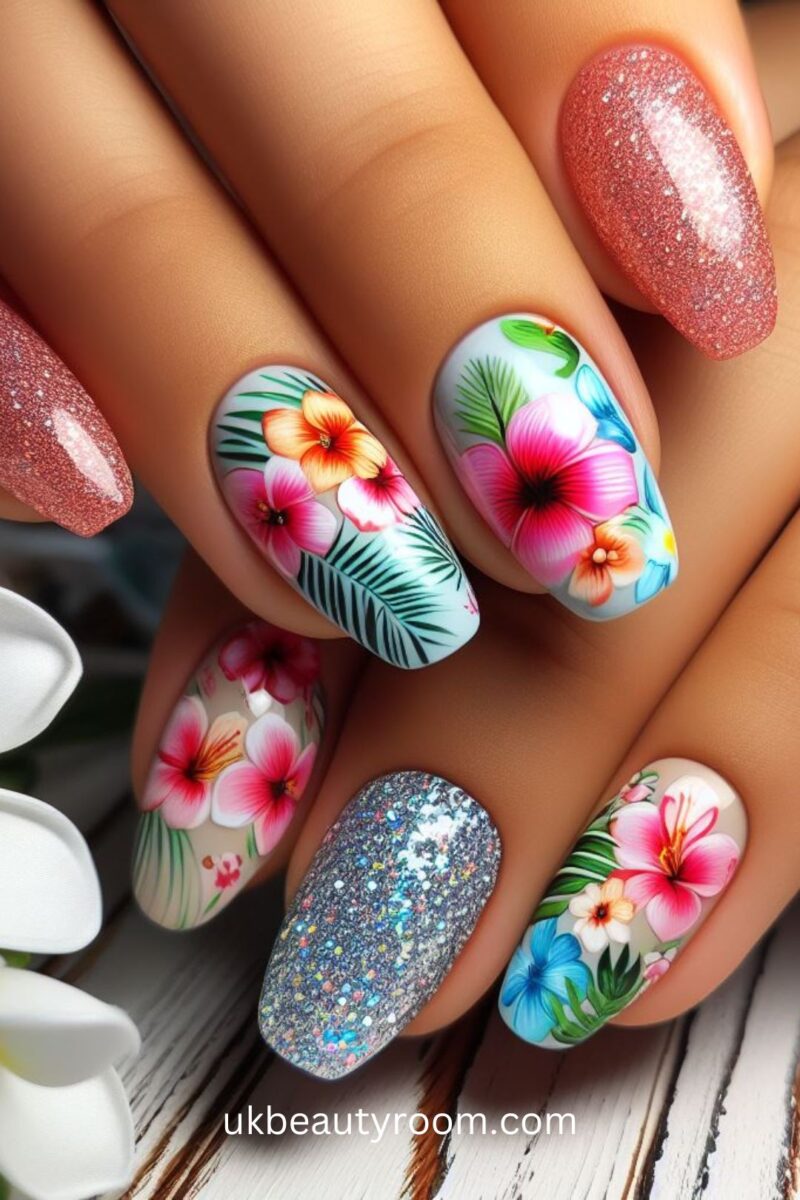 21 Tropical Nail Ideas to Brighten Your Look