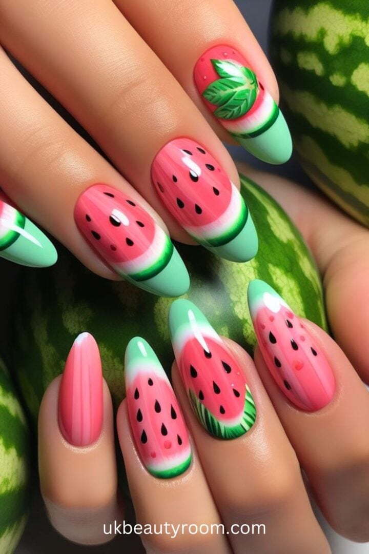 21 Tropical Nail Ideas to Brighten Your Look