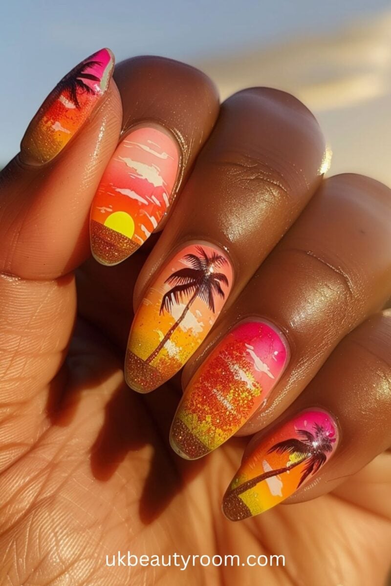 21 Beach Nail Designs to Enhance your Summer Look in 2025