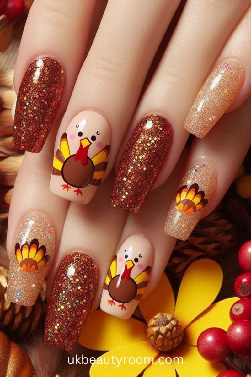 25 Creative Thanksgiving Nail Designs to Try This Holiday Season!