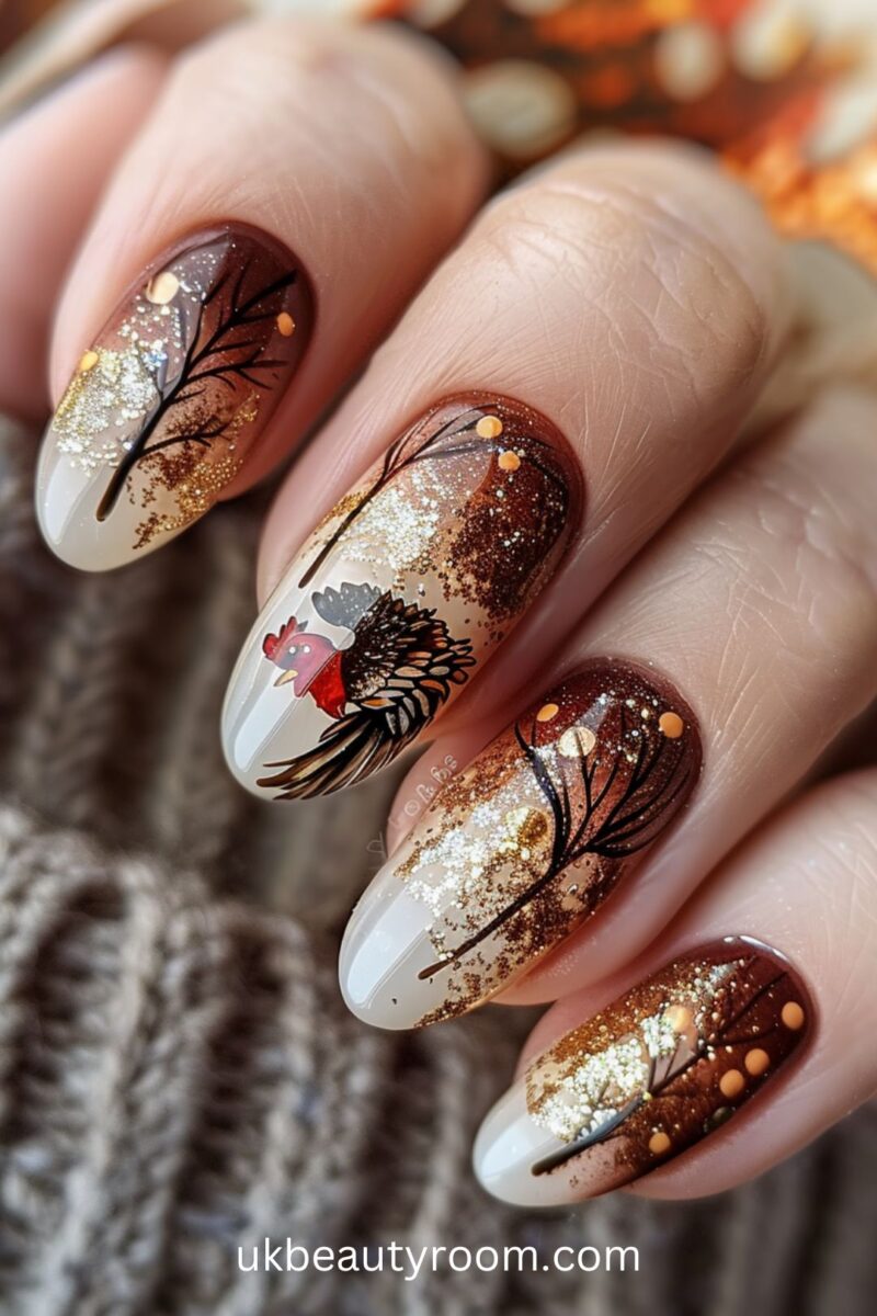 25 Creative Thanksgiving Nail Designs to Try This Holiday Season!