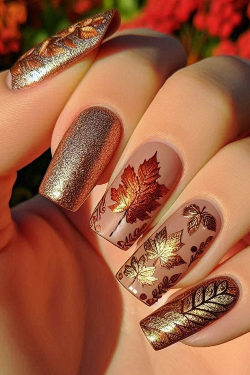 21 Stunning Fall Nail Ideas for Autumn 2025