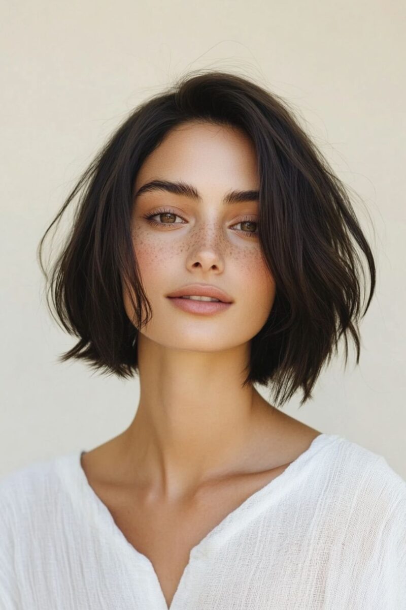 31 Flattering Short Hairstyles for Women with Round Faces