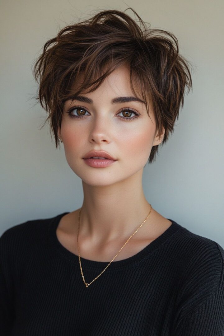 31 Flattering Short Hairstyles for Women with Round Faces