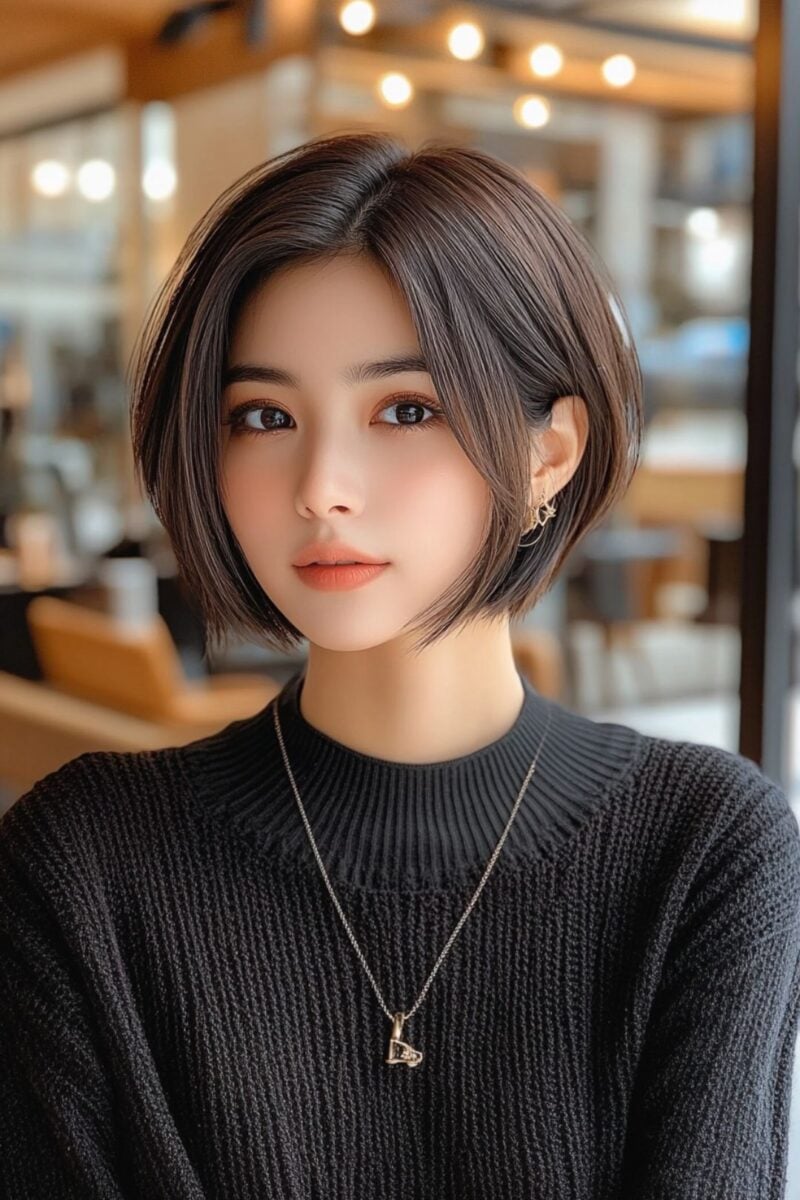 31 Flattering Short Hairstyles for Women with Round Faces