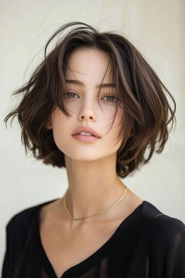 31 Flattering Short Hairstyles for Women with Round Faces