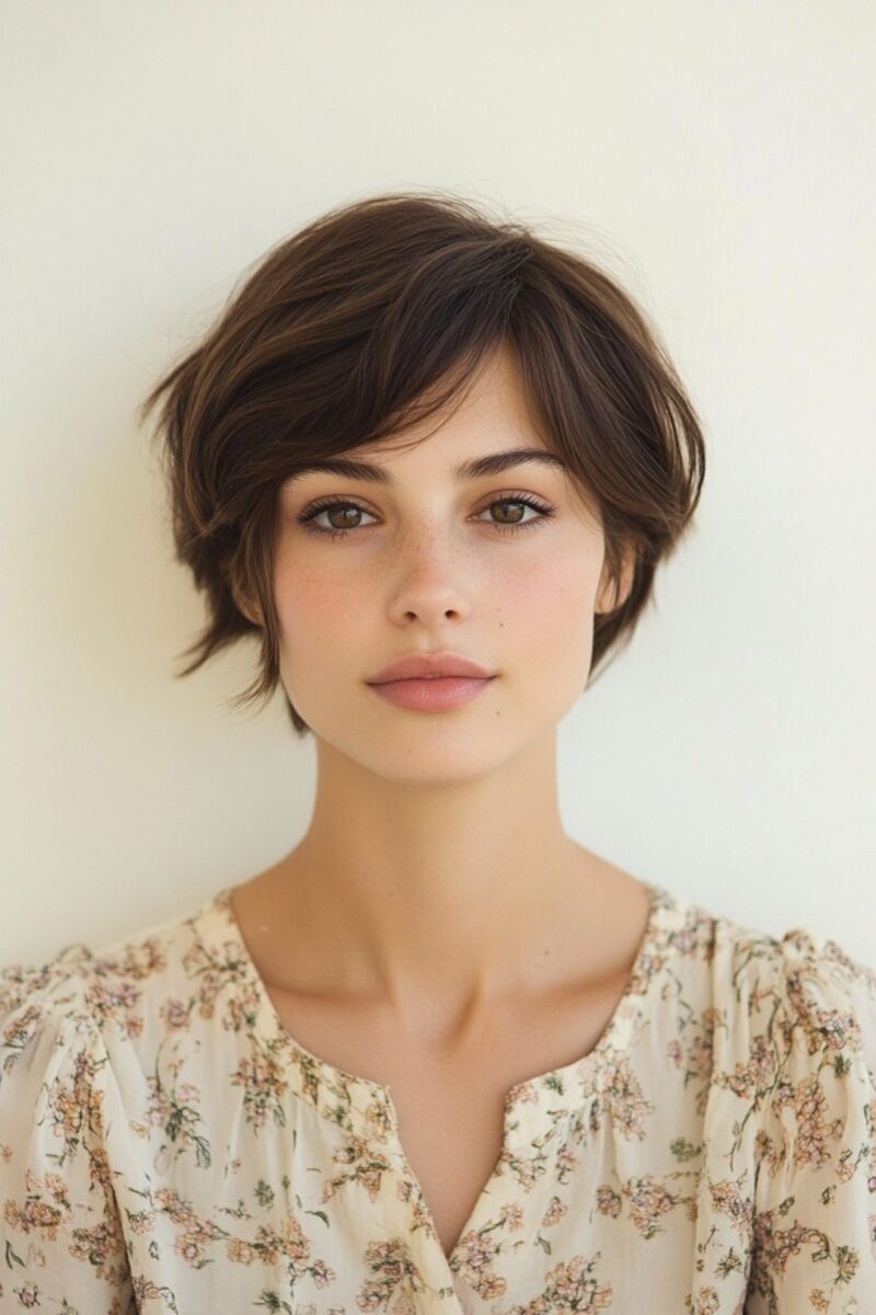 31 Flattering Short Hairstyles for Women with Round Faces