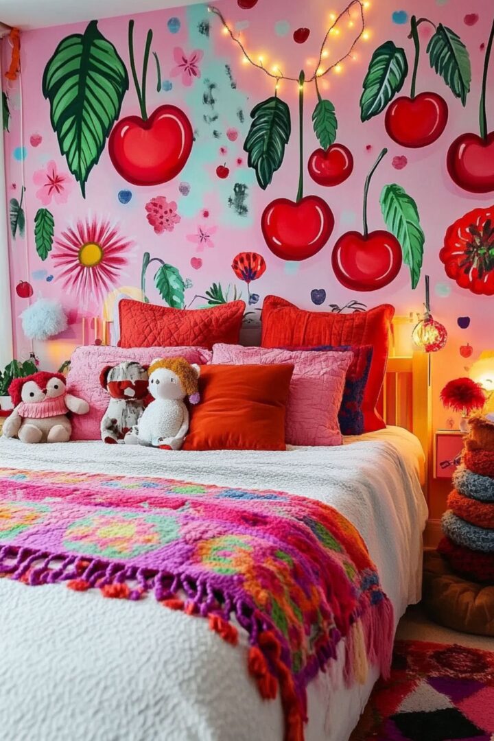 20 Cherry Bedroom Ideas to Add a Fun & Stylish Touch
