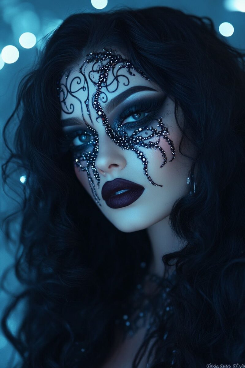 21 Dark Siren Make-up Looks for a Mysterious Sea Witch Vibe