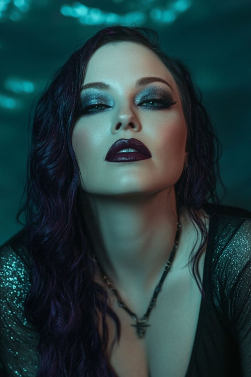 21 Dark Siren Make-up Looks for a Mysterious Sea Witch Vibe