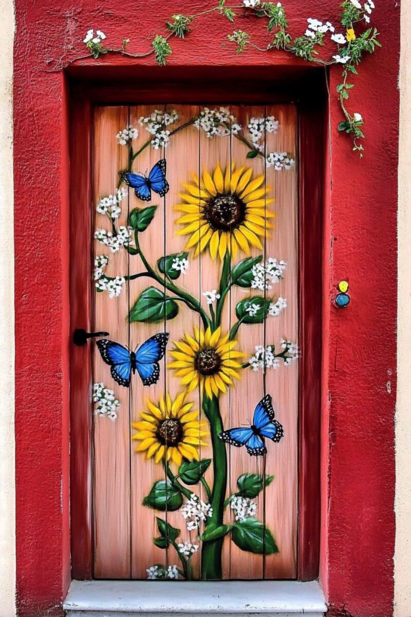 12 Stunning Door Murals That Prove Doors Can Be Art