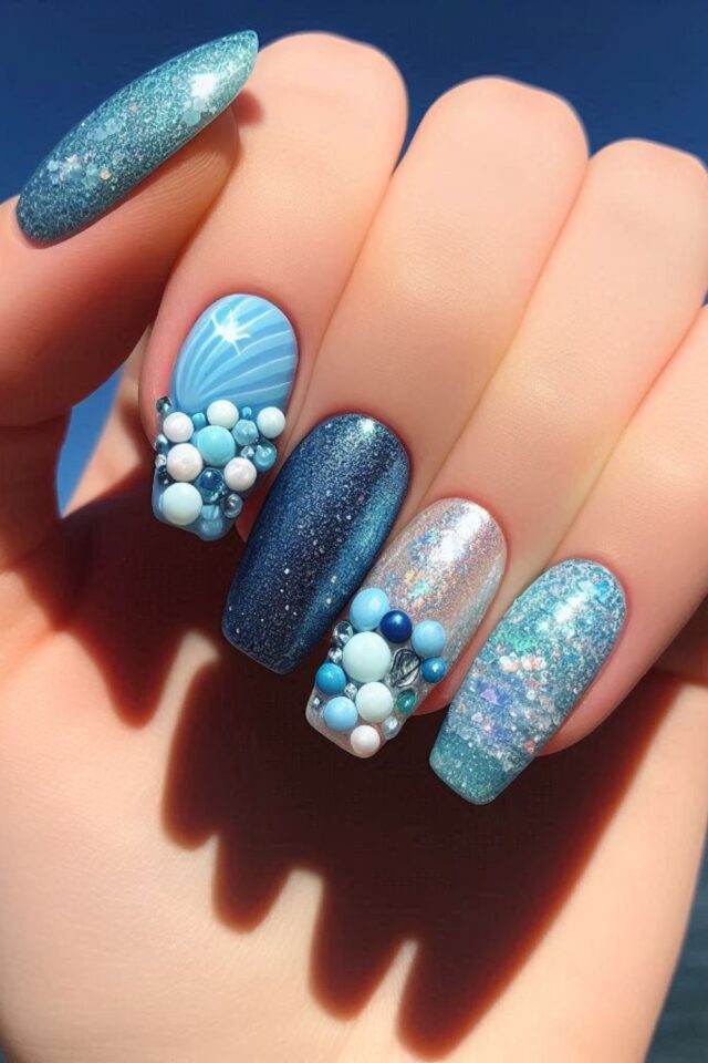 63 Sea-Inspired Nails for a Fresh, Coastal Vibe