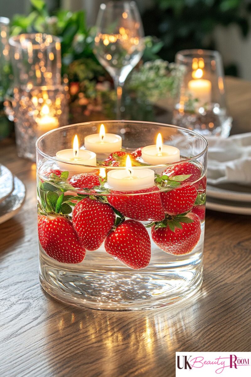 15 Eye-Catching Strawberry Centerpiece Ideas for Parties
