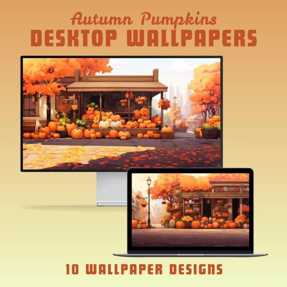 11 Aesthetic Fall Backgrounds for Your Laptop! 🍁💻