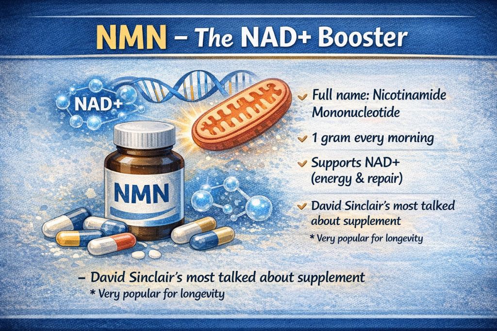 David Sinclair's Recommended Supplements for Longevity 2026